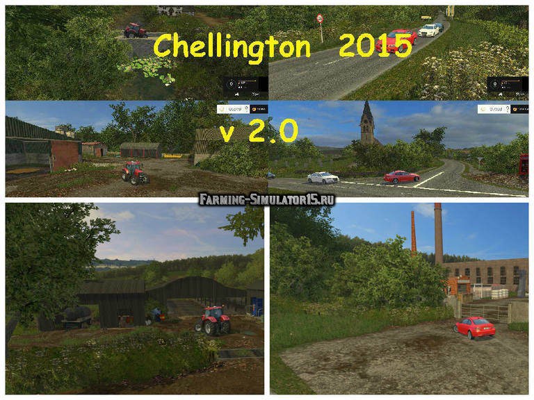 Мод карта Chellington 2015 v 2.0 Farming Simulator 2015