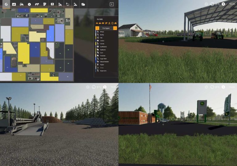Мод карта MICHIGAN MAP V3.0 Farming Simulator 19